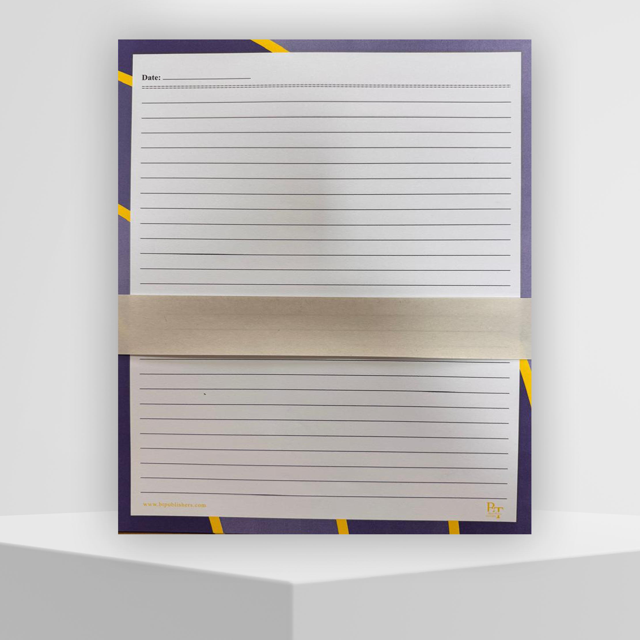 Assignment Sheets With Purple Borders – BT Publishers